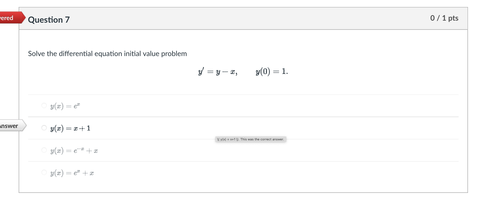 Solved Solve the differential equation initial value problem | Chegg.com