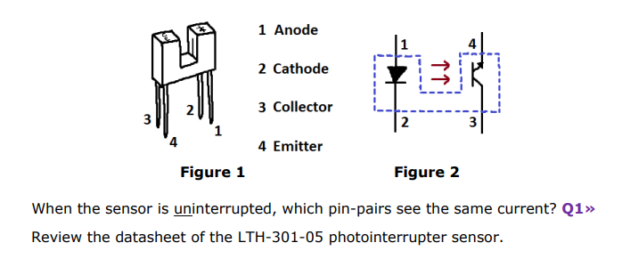 1 Anode 2 Cathode PER 3 Collector 3 2 1 4 Emitter | Chegg.com