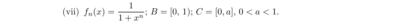 3. Using Theorem 1, discuss limn→∞fn on B and C (as | Chegg.com
