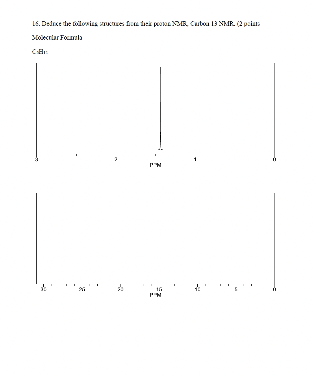 Solved Deduce the following structures from their proton | Chegg.com