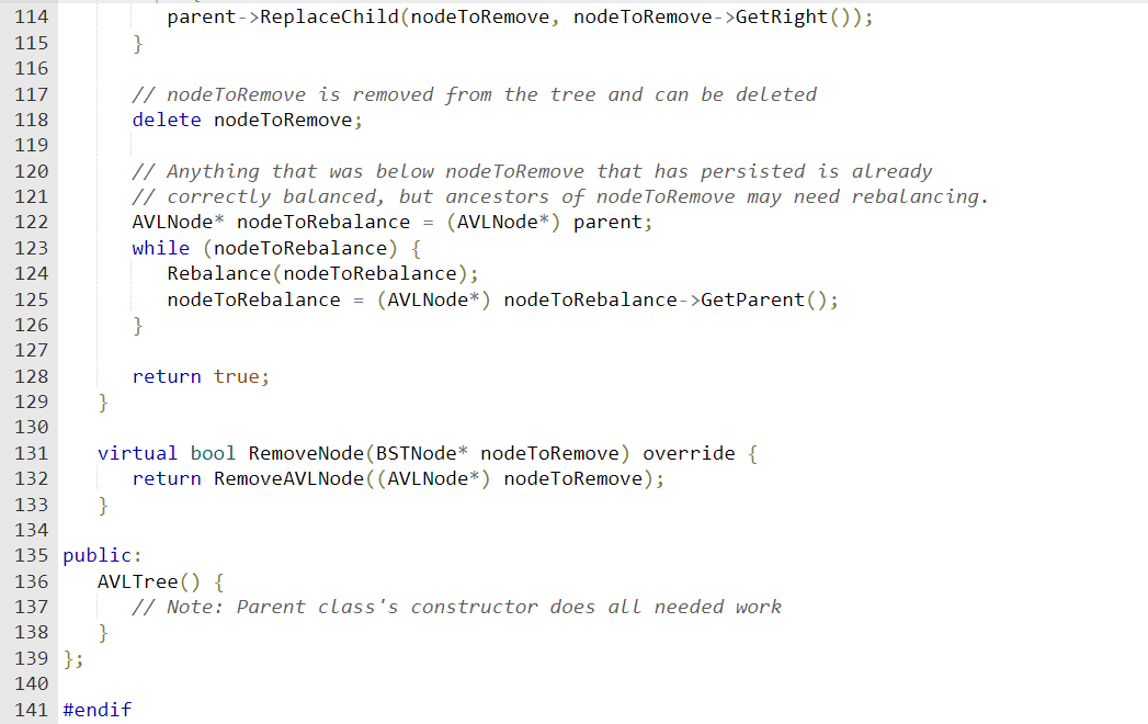 Solved \#ifndef AVLNODE_H \#define AVLNODE_H \#include | Chegg.com