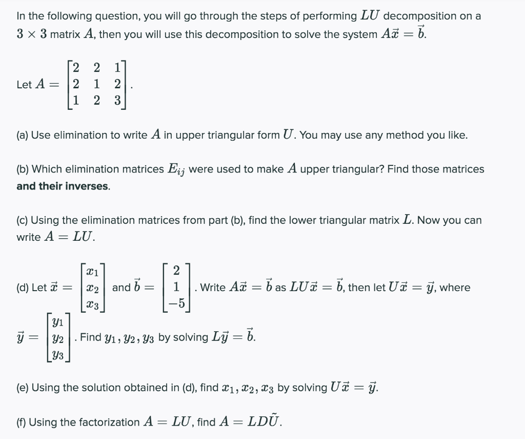 Solved In the following question, you will go through the | Chegg.com