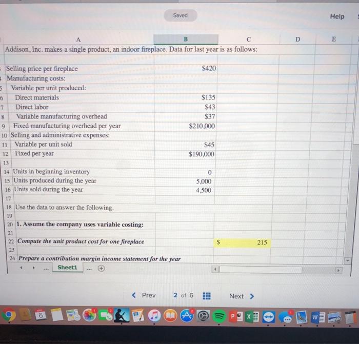 Solved 2123 F Connect Connect MHE Reader Saved Help Save & | Chegg.com