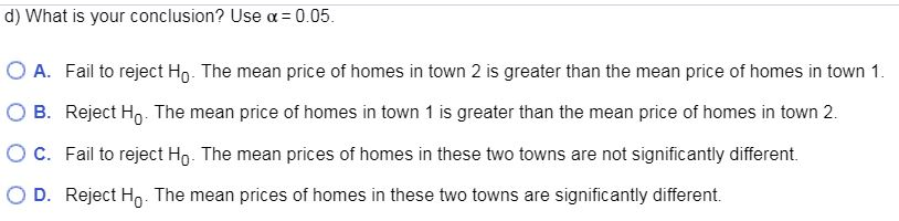 Solved Residents of neighboring towns in a state have an | Chegg.com