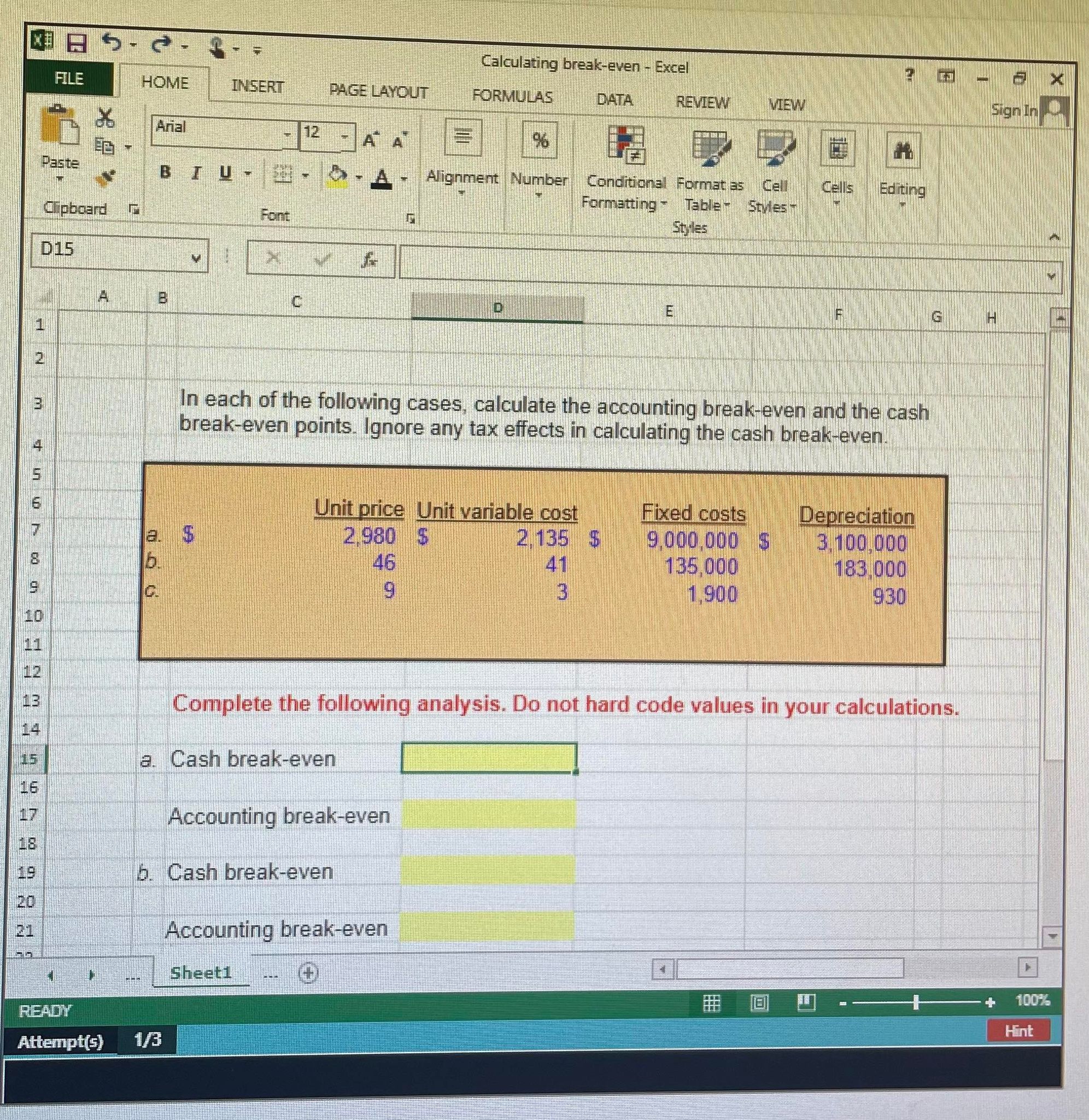Solved In each of the following cases, calculate the | Chegg.com