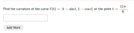 Solved Find the curvature of the curve r(t)= t−sint,1−cost | Chegg.com