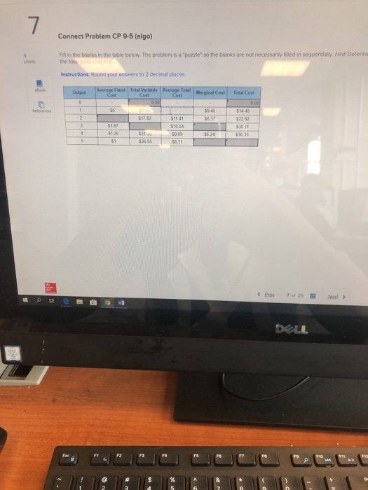 Solved Connect Problem Cp 9 5 Algo Fill In The Blanks In