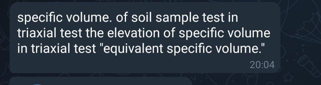 Solved specific volume. of soil sample test in triaxial test | Chegg.com