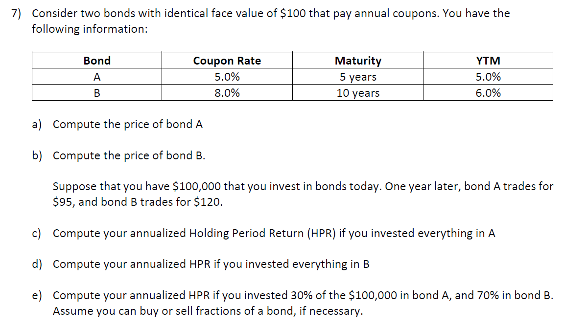 Solved I need to see this problem solved out in excel | Chegg.com