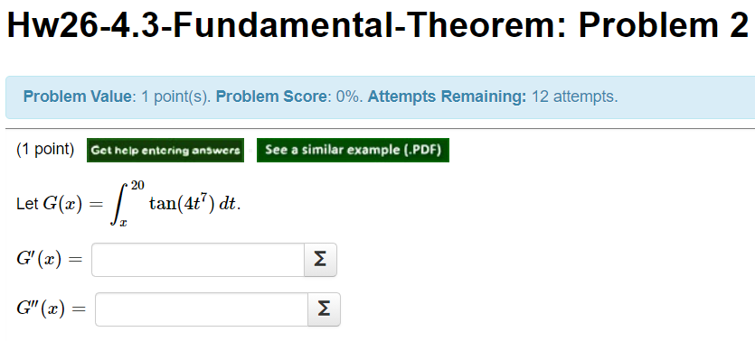 Solved Hw26-4.3-Fundamental-Theorem: Problem 2 Problem | Chegg.com