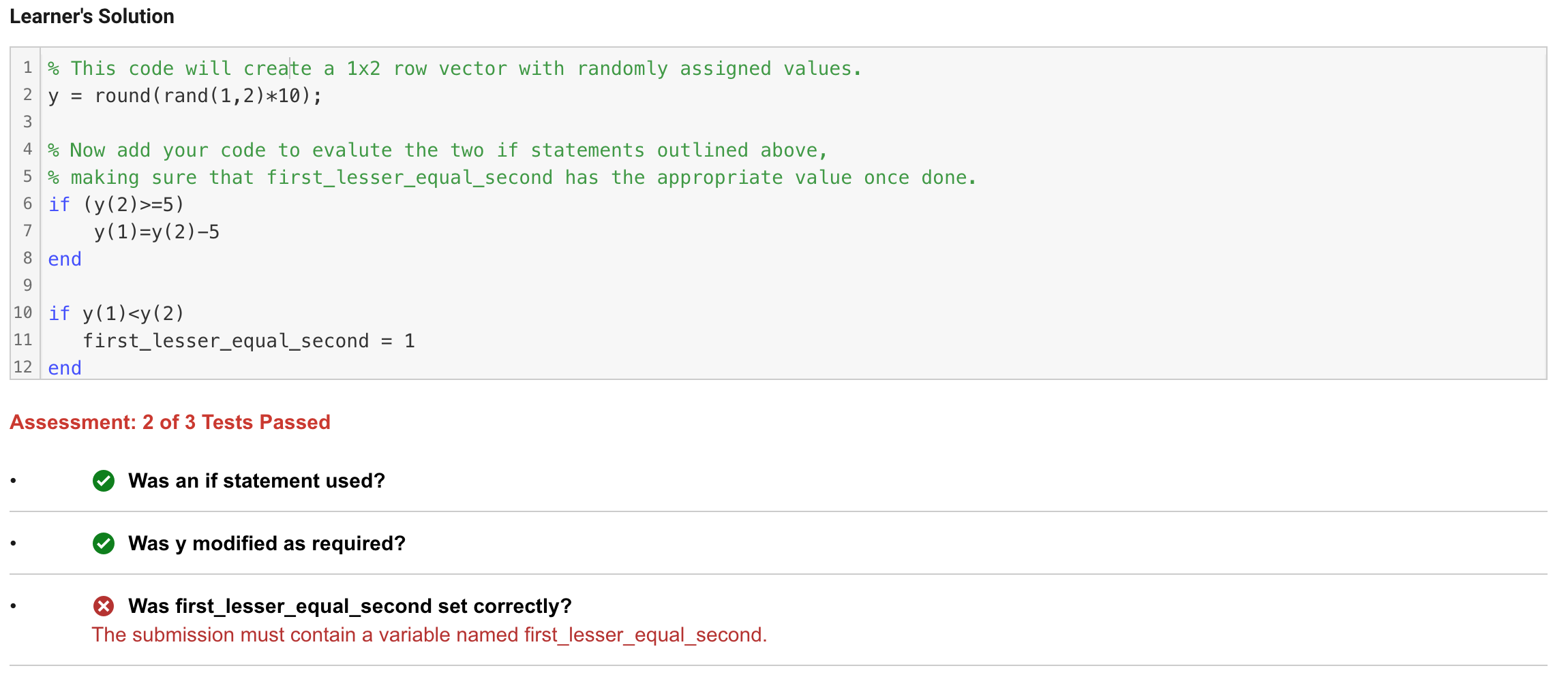 Solved Conditionals Part 2 My Solutions > On Wednesday, we | Chegg.com