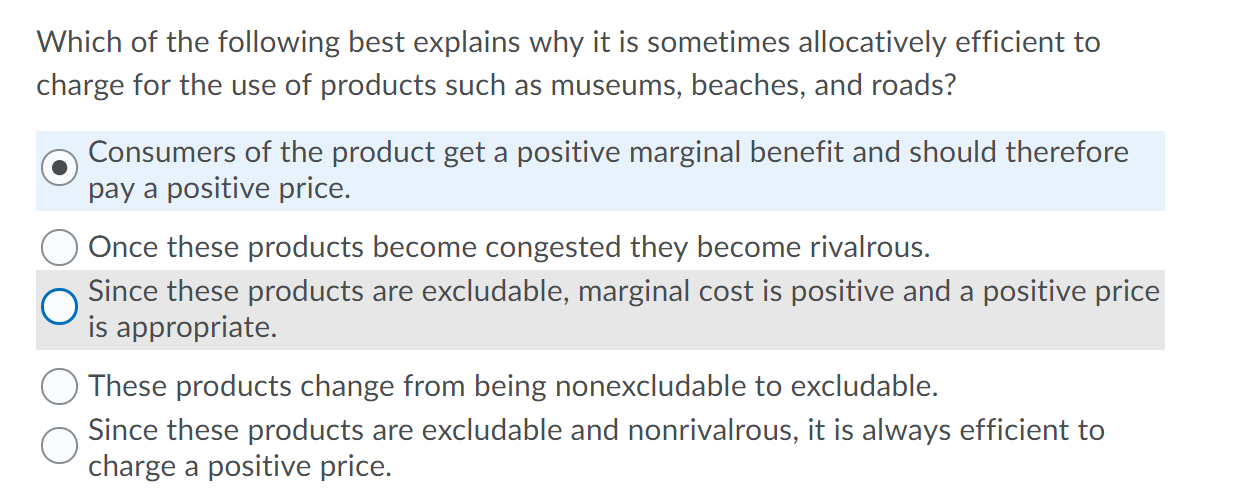 Solved Which of the following best explains why it is | Chegg.com