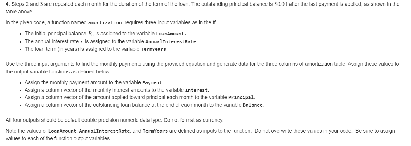 Solved An amortization table shows how monthly payments pays | Chegg.com