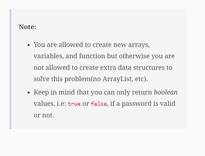 Solved Check The Password In this coding question, you are | Chegg.com