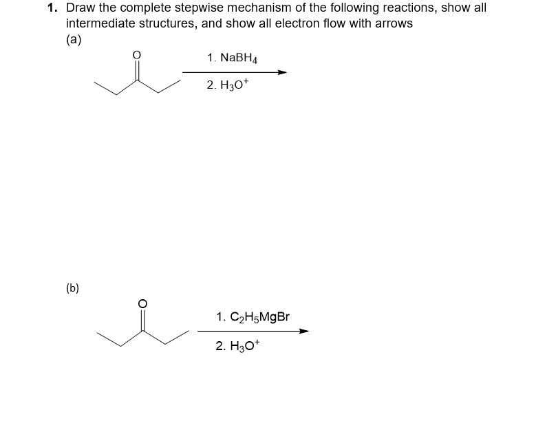 Solved Draw the complete stepwise mechanism of the following | Chegg.com
