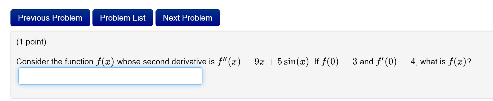 Solved Consider the function f(x) whose second derivative is | Chegg.com