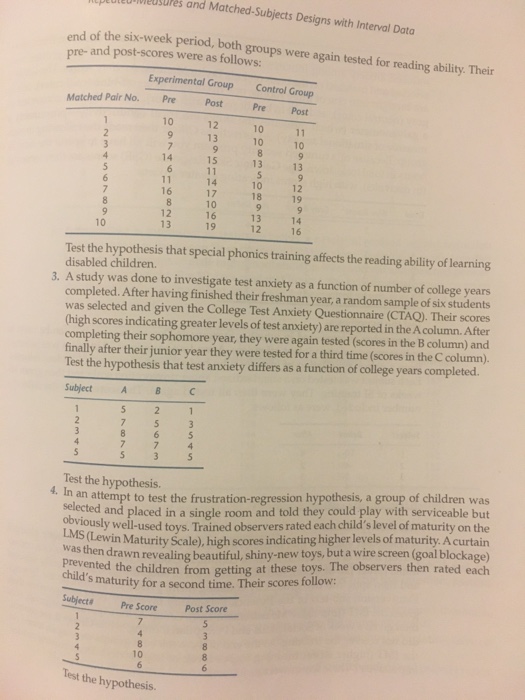 Solved Please answer #3 WITHOUT using SPSS or excel! I need | Chegg.com