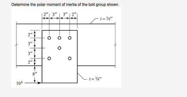 Determine the polar moment of inertia of the bolt | Chegg.com