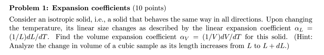 Problem 1: Expansion coefficients (10 | Chegg.com