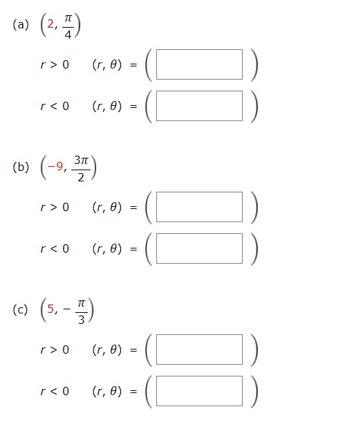 Solved Plot The Point Whose Polar Coordinates Are Given