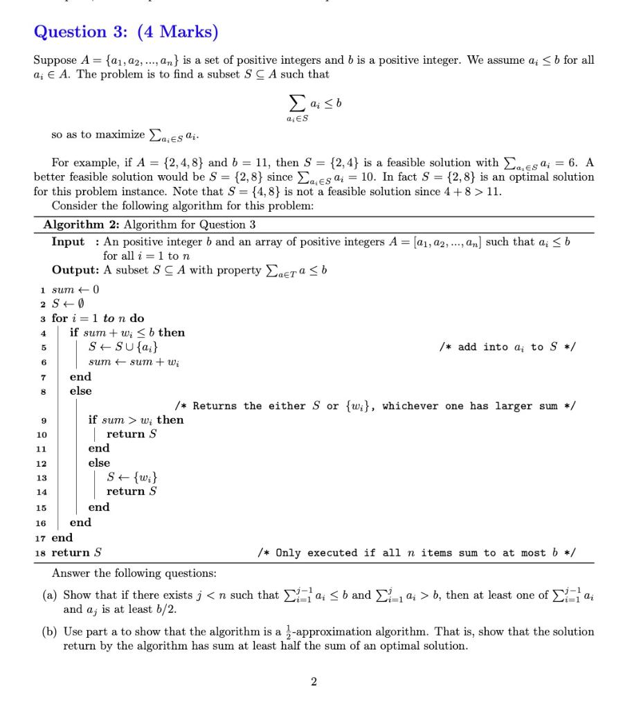 Solved Suppose A={a1,a2,…,an} is a set of positive integers | Chegg.com
