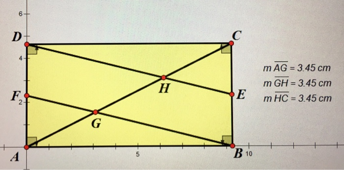 Solved We are given rectangle ABCD. We know that AC is the | Chegg.com