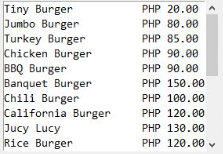 Solved Using Tkinter, create a listbox with its contents | Chegg.com
