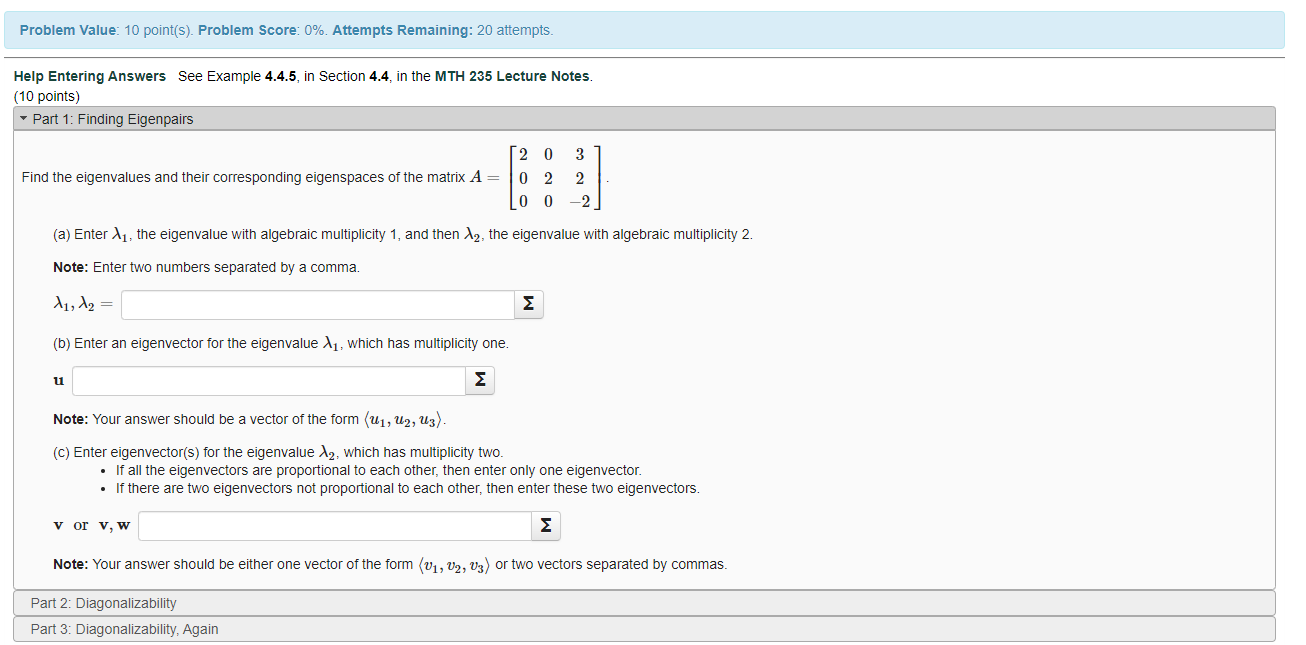 Solved Help Entering Answers See Example 4.4.5, in Section | Chegg.com