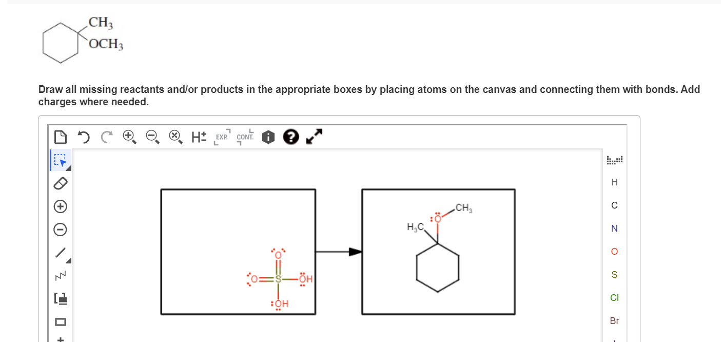 Solved Draw all missing reactants and/or products in the | Chegg.com
