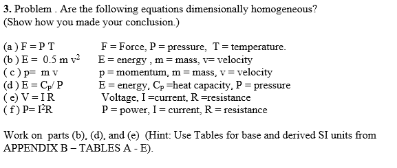 Solved I only need parts B, D, and E. Please explain how to | Chegg.com