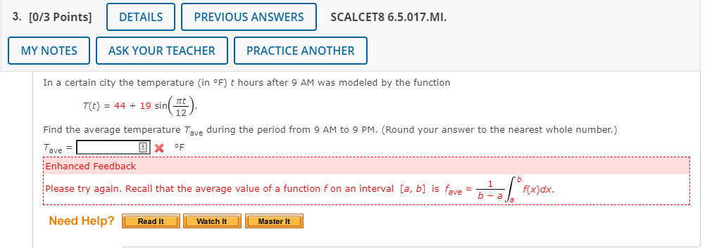 Solved 3. [0/3 Points] DETAILS PREVIOUS ANSWERS SCALCET8 | Chegg.com