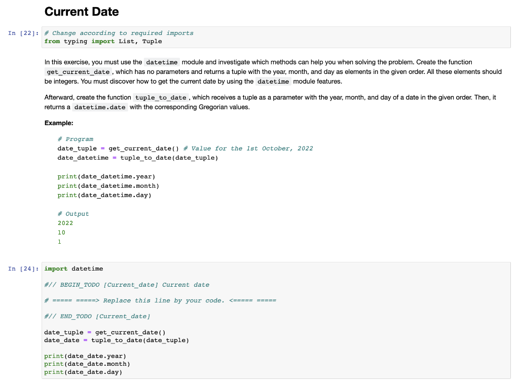 Solved # Change according to required imports from typing | Chegg.com