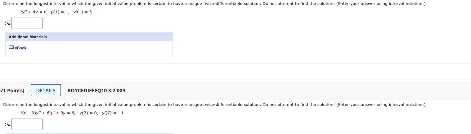 Solved Determine the longest interval in which the given | Chegg.com