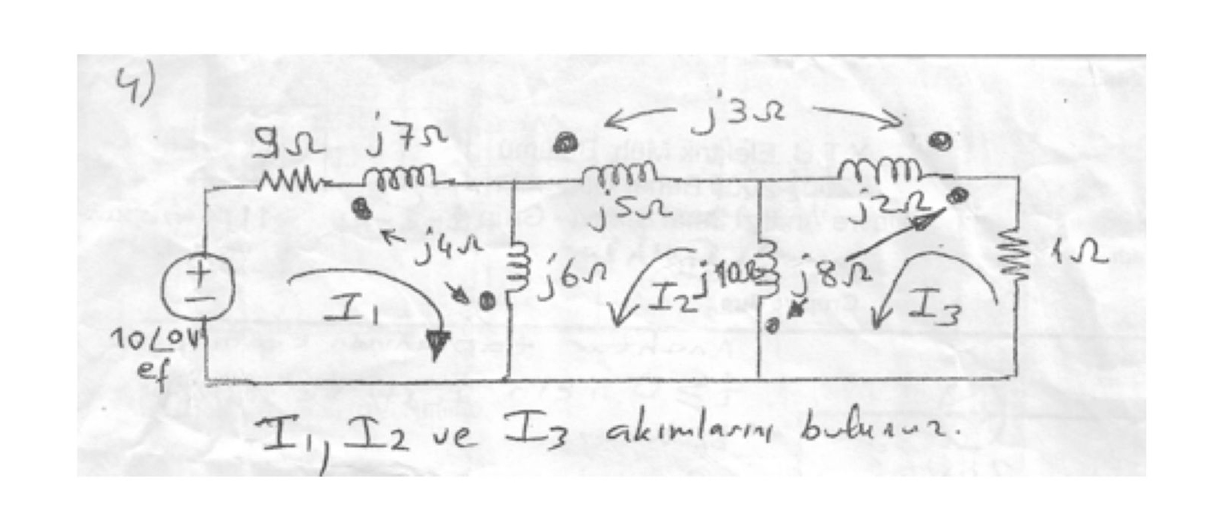 Solved findI1,I2 ﻿ve I3 | Chegg.com