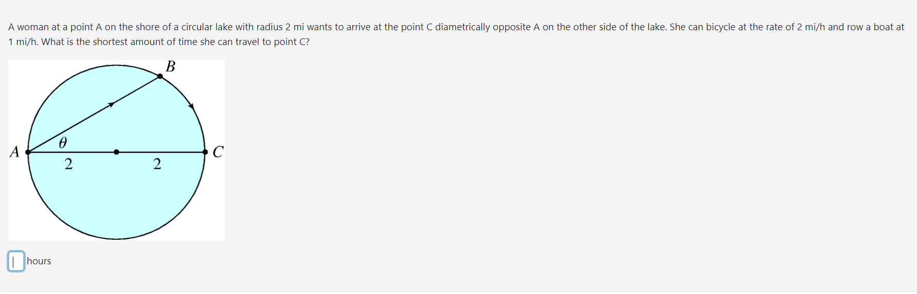 Solved 1mih. ﻿What is the shortest amount of time she can | Chegg.com