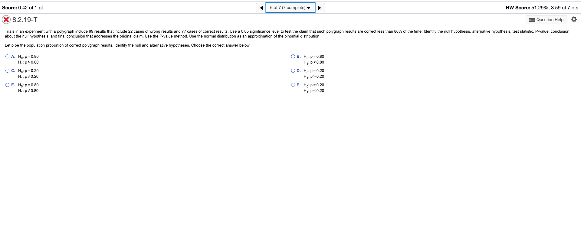 Solved B What Is The Test Statistic Round To Two
