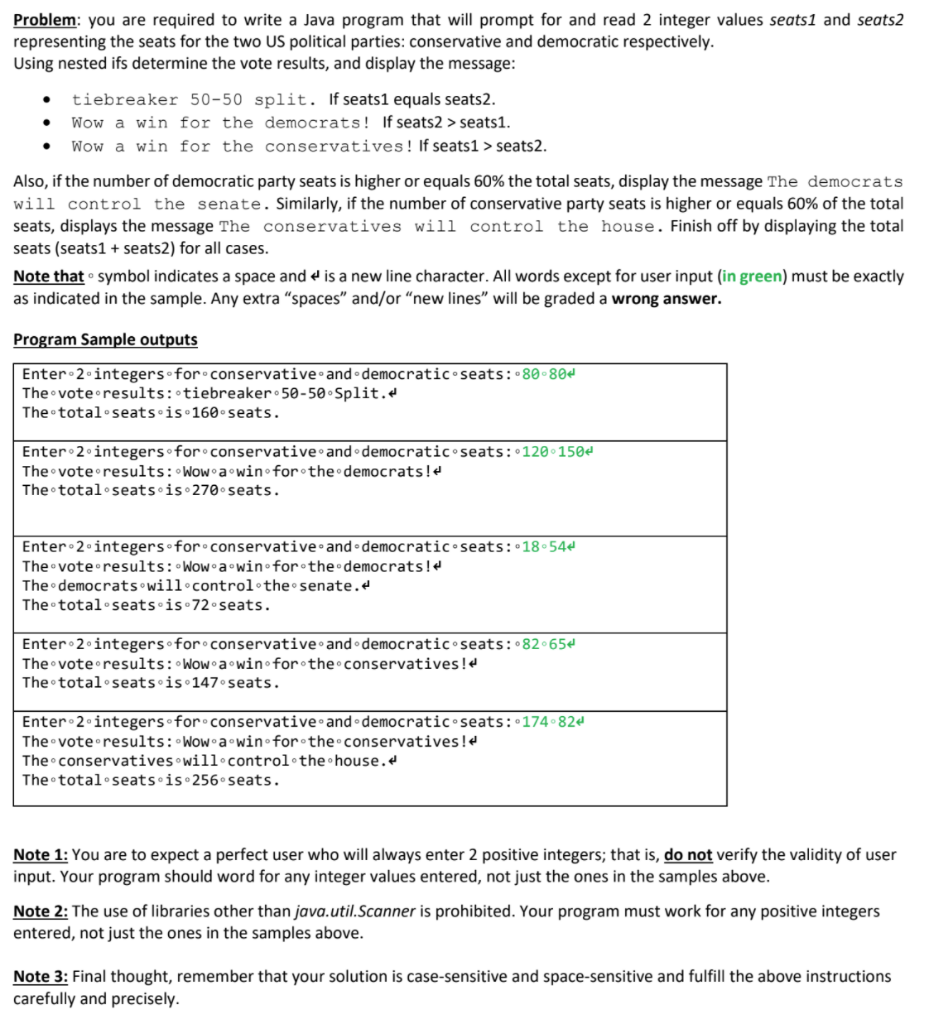 Solved Problem: you are required to write a Java program | Chegg.com
