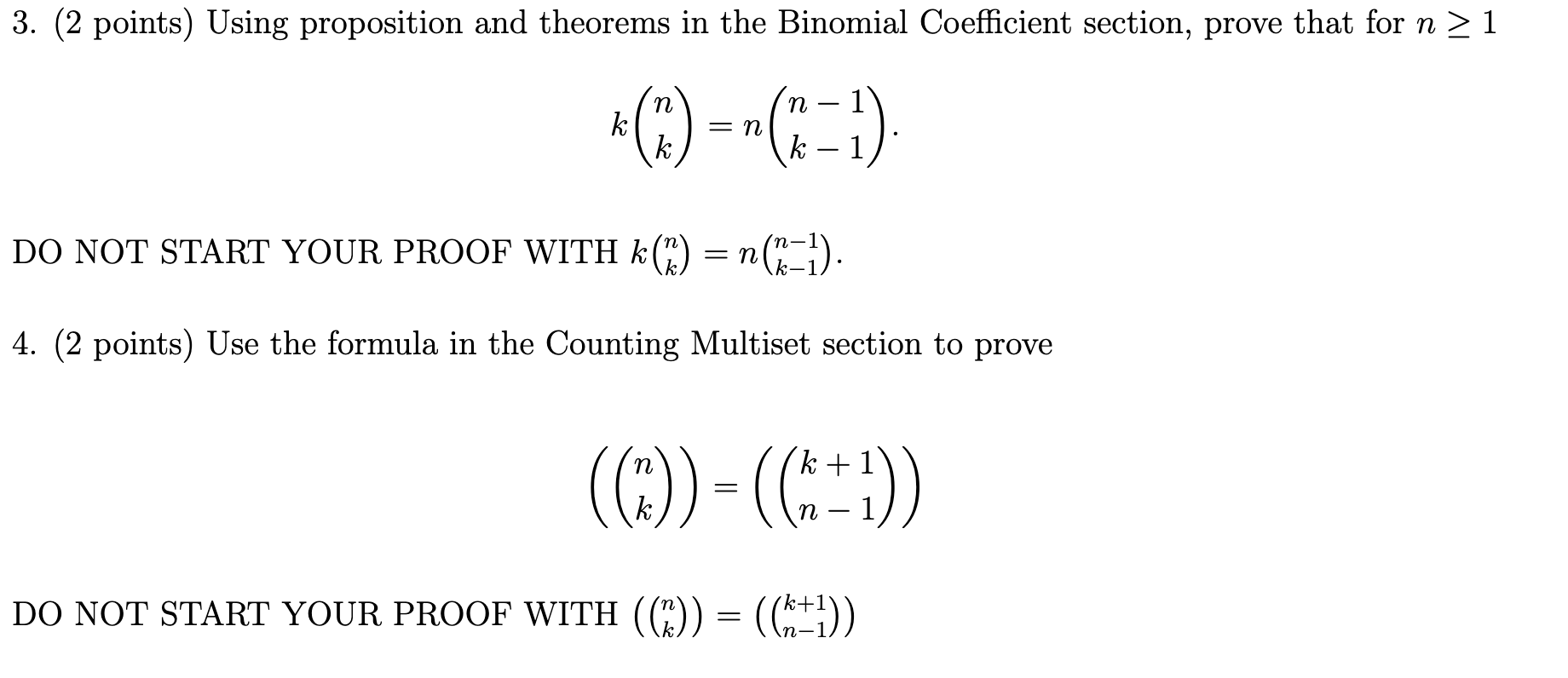 Solved 3. (2 points) Using proposition and theorems in the | Chegg.com