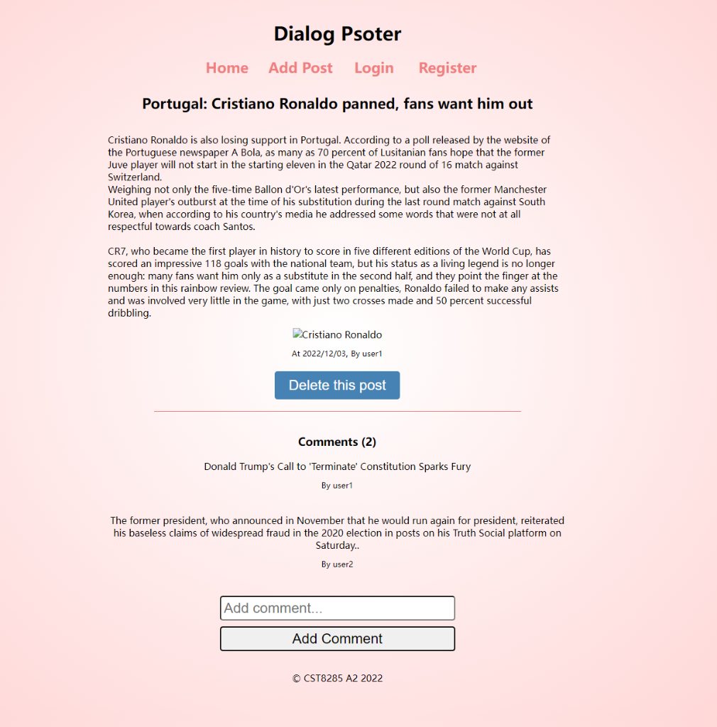 Solved I want my PHP program when I write some comment in | Chegg.com