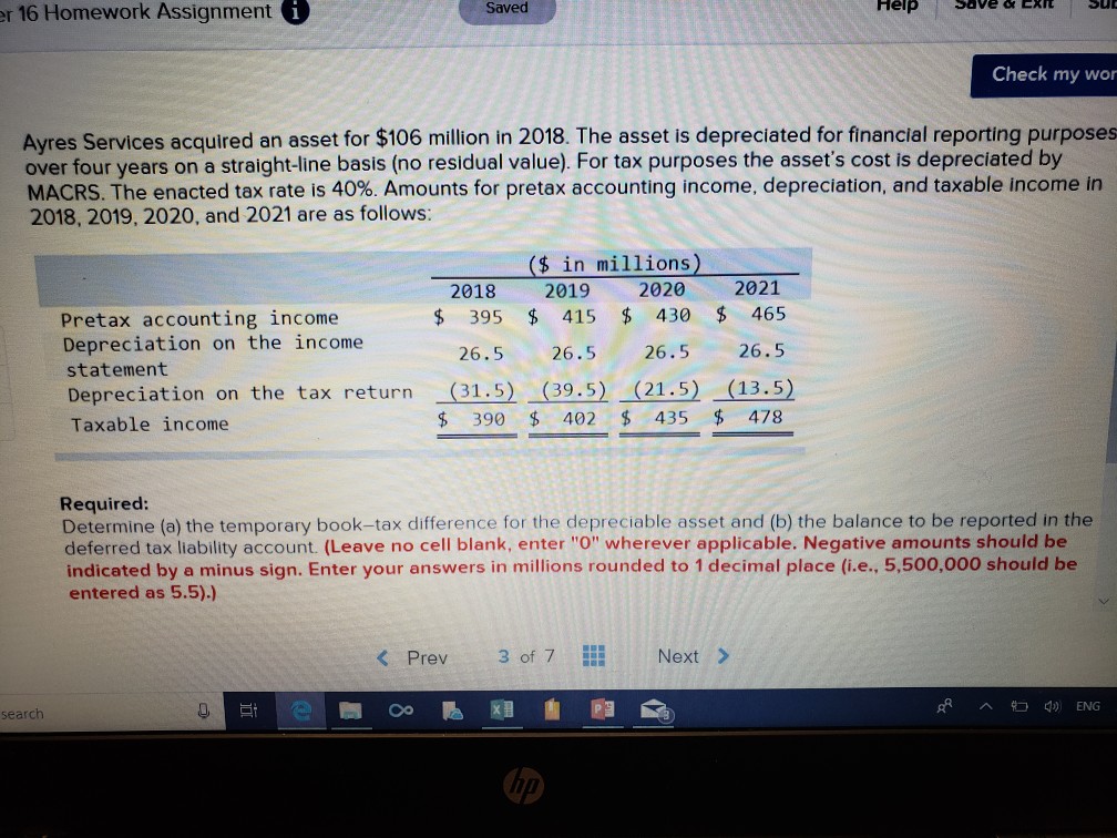 Solved r 16 Homework Assignmenti Saved Help Check my wor | Chegg.com Solved r 16 Homework Assignmenti Saved Help Check my wor | Chegg.com
