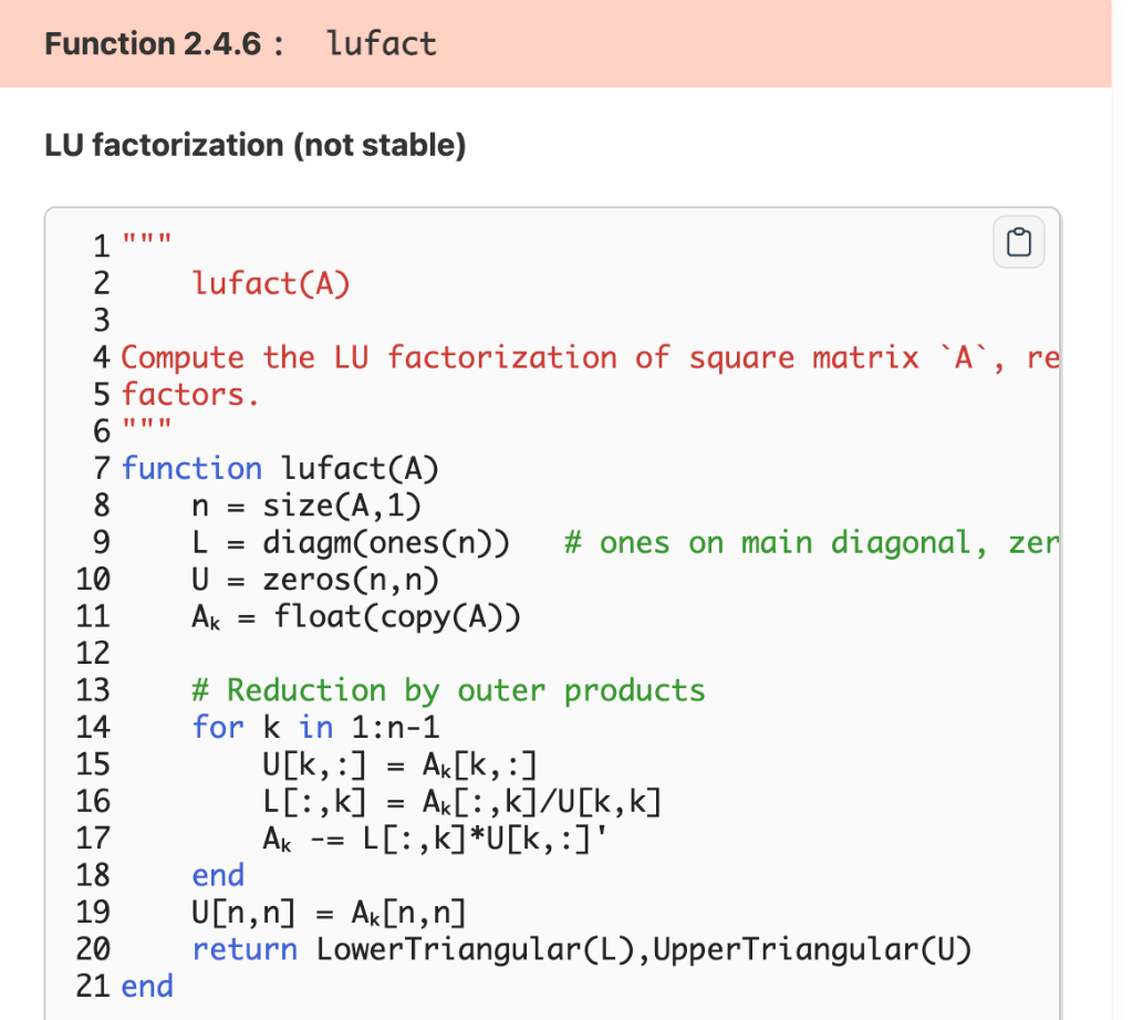 Solved 6. When computing the determinant of a matrix by | Chegg.com