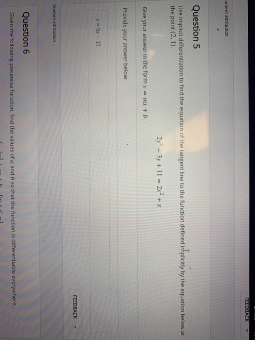 Solved Content attribution Question 2 What is r"(x)when | Chegg.com