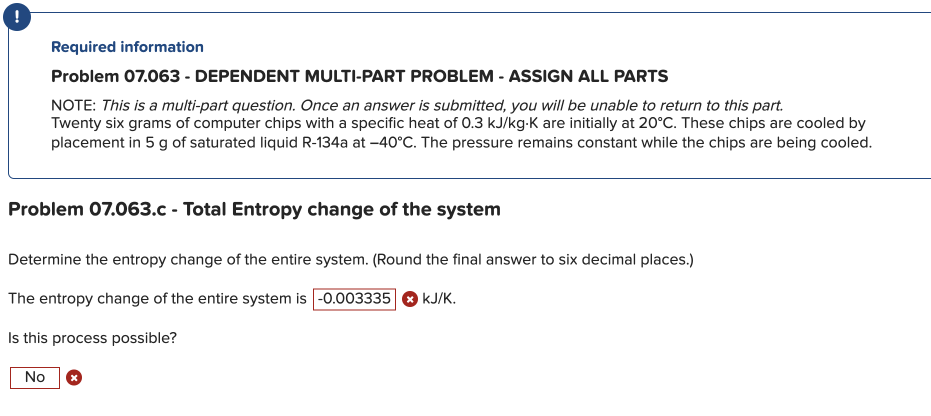 Solved ! Required information Problem 07.063 - DEPENDENT | Chegg.com