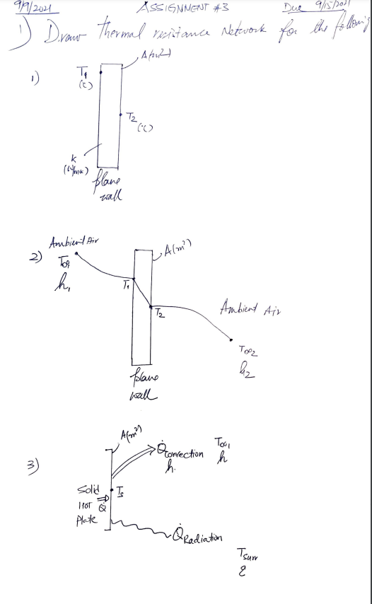 Solved 9/9/2011 ASSIGNMEUT #3 Due 9/15/2011 :) Drow thermal | Chegg.com