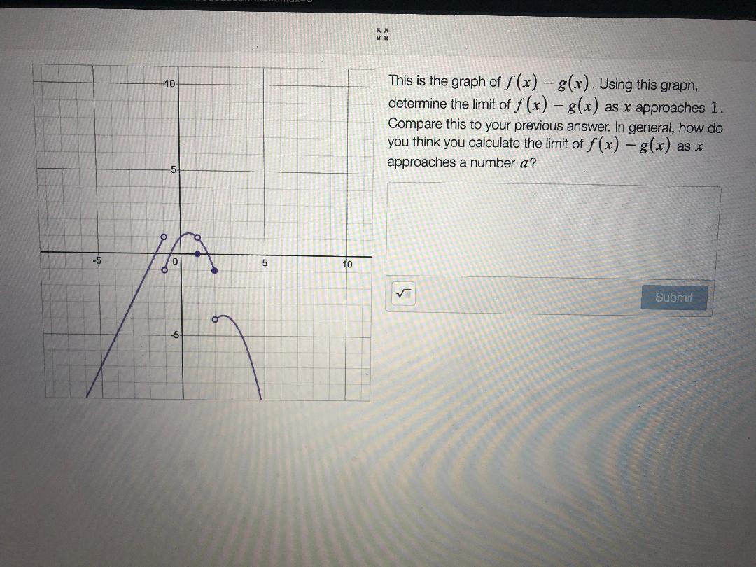 10 This is the graph of f(x) - g(x). Using this | Chegg.com