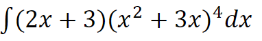 Solved ∫(2x+3)(x2+3x)4dx | Chegg.com