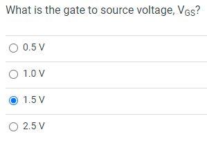 Solved Given the NMOS in Fig. 1, with parameters as listed, | Chegg.com