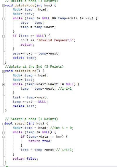 Solved // Print the linked list -void printlist() \{ Node* | Chegg.com