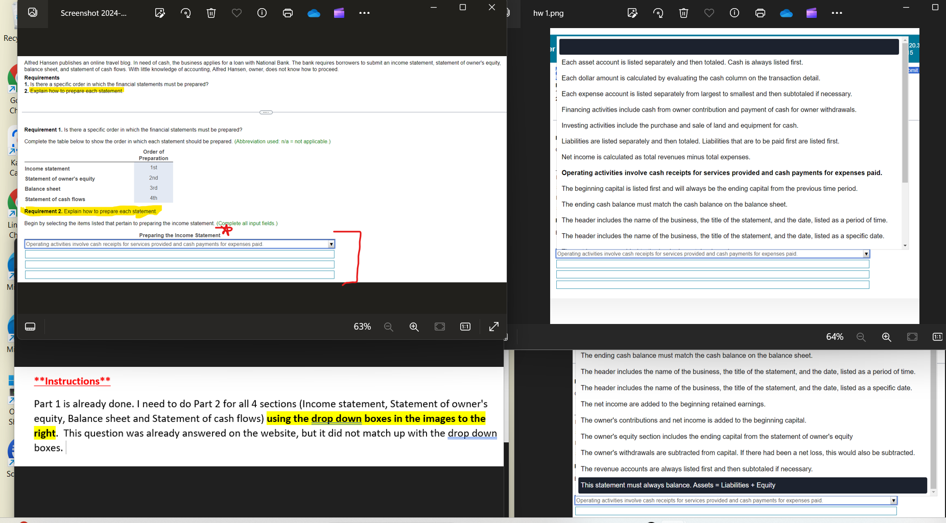 Solved Part 1 ﻿is already done. I need to do Part 2 ﻿for all | Chegg.com