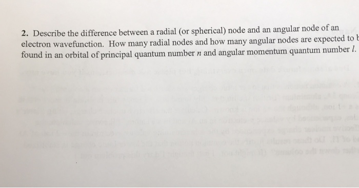 Solved 2. Describe the difference between a radial (or | Chegg.com